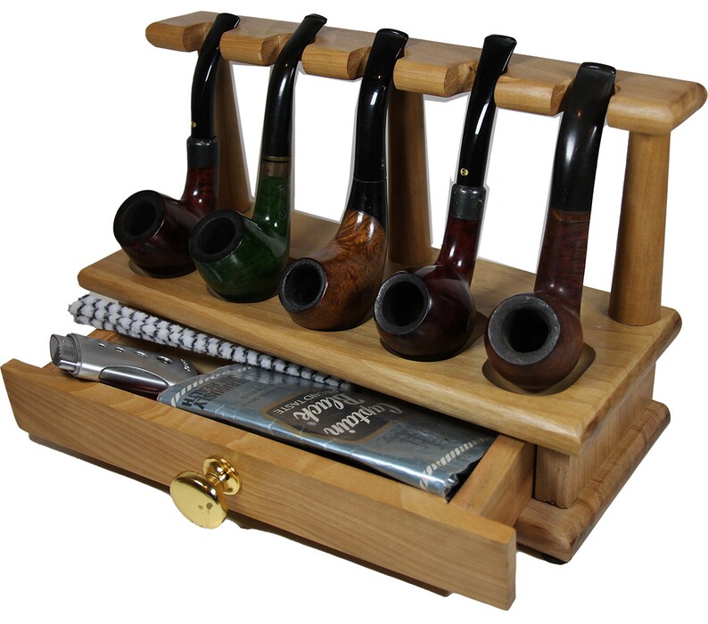Tobacco Pipe Stand Wooden Tobacco Pipes Display Rack Holder - Etsy