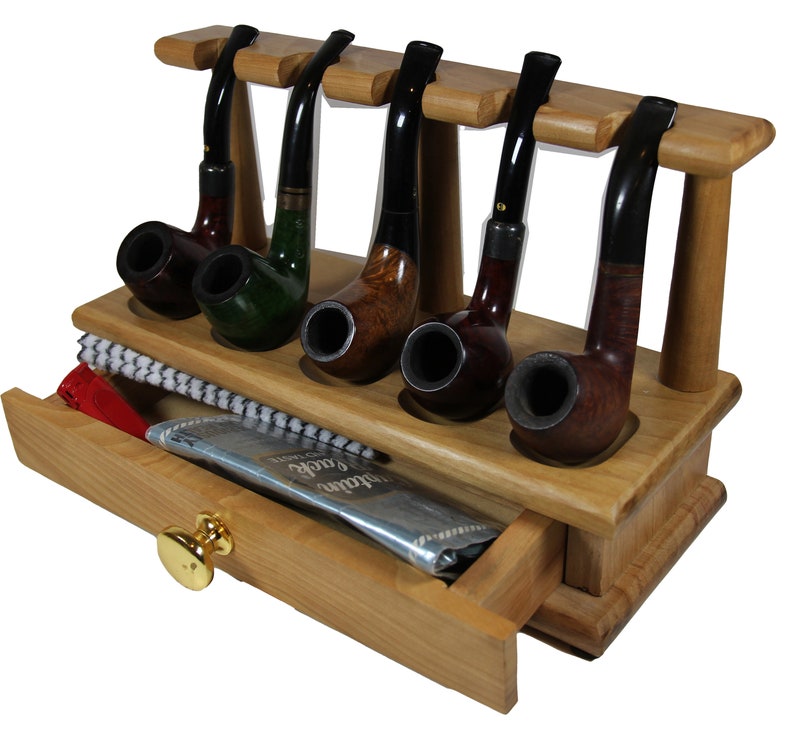 Tobacco Pipe Stand Wooden Tobacco Pipes Display Rack Holder - Etsy
