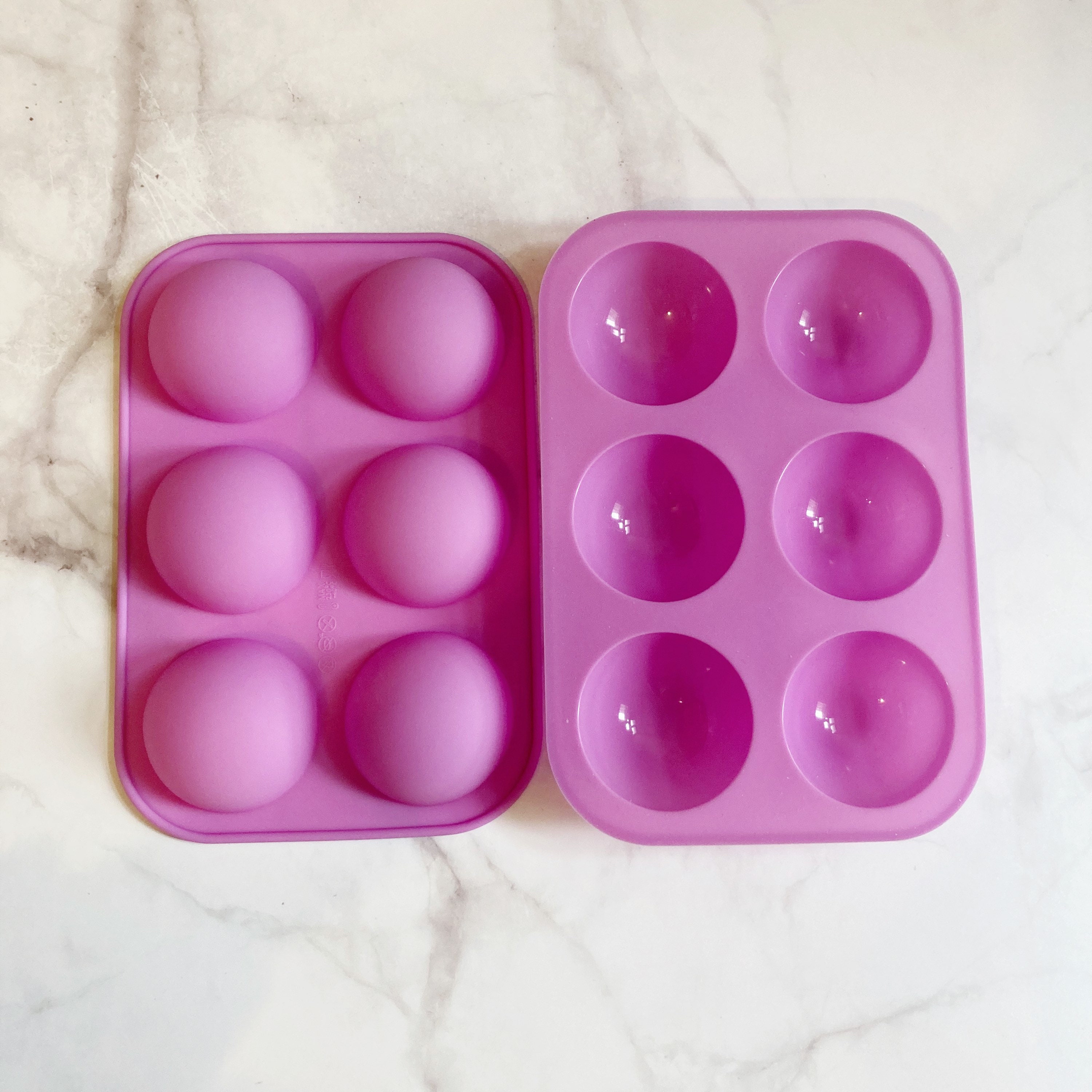 2 Diameter /6 Cavities Circle Dome Silicone Mold/ Circle Sphere ...