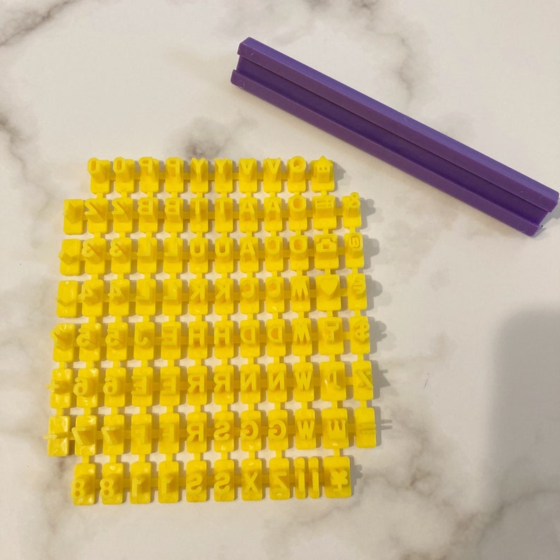 92pcs/ 7mm/ English Alphabet Letter Soap Stamp /soap Stamp/ | Etsy