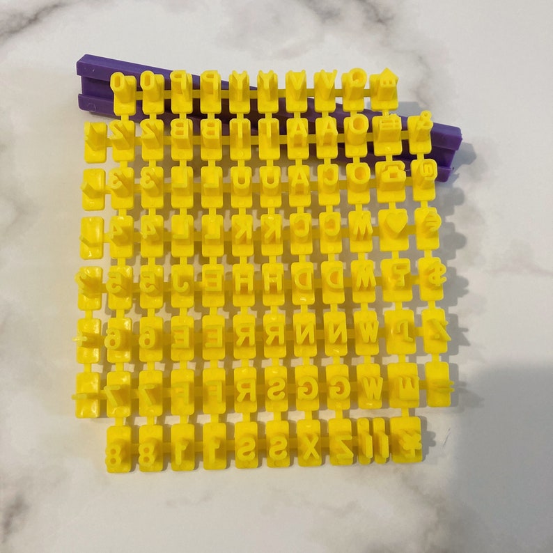 92pcs/ 7mm/ English Alphabet Letter Soap Stamp /soap Stamp/ | Etsy