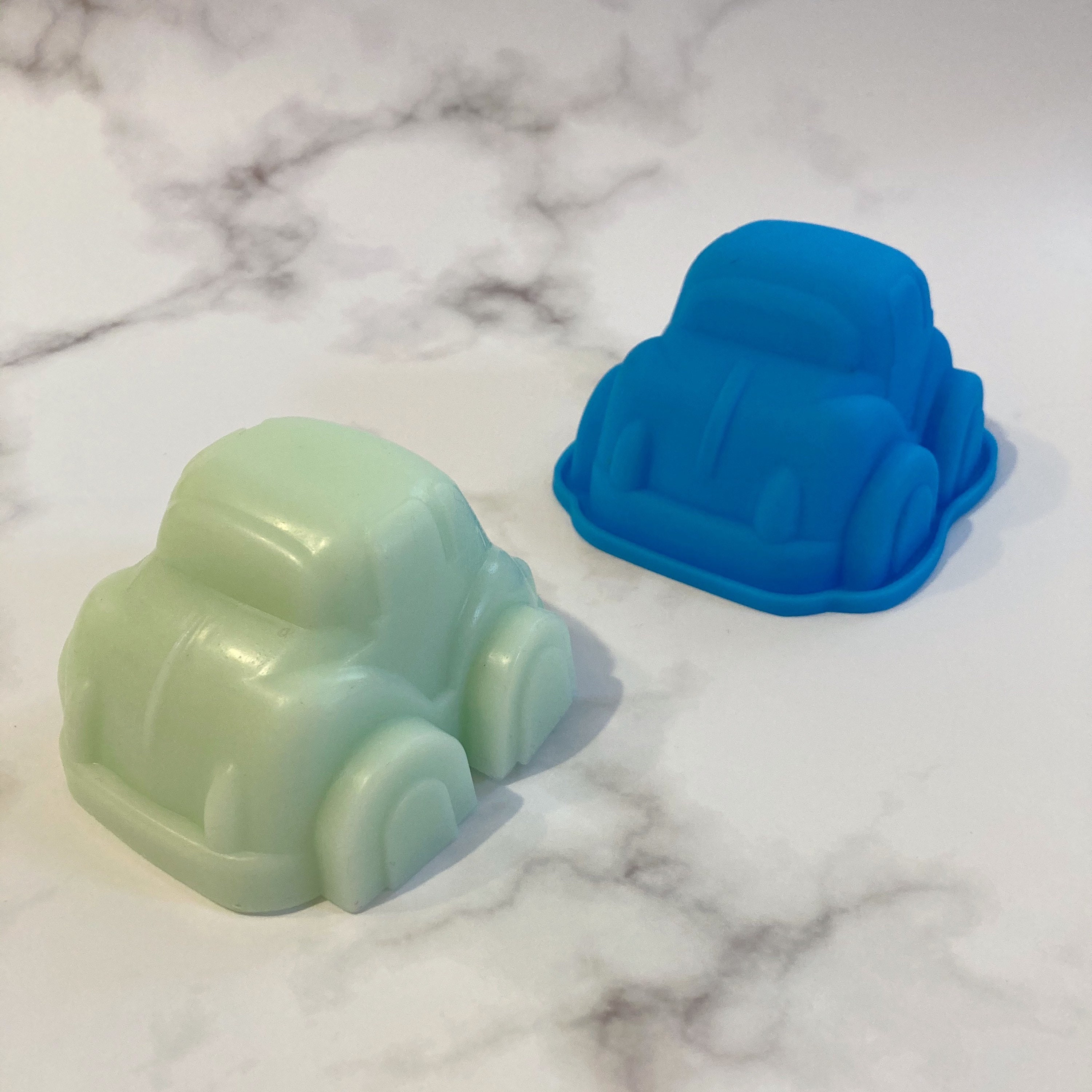 3.5x3x1/1 Cavity Car Silicone Mold/ Car Silicone Soap Mold/ Toy Soap ...