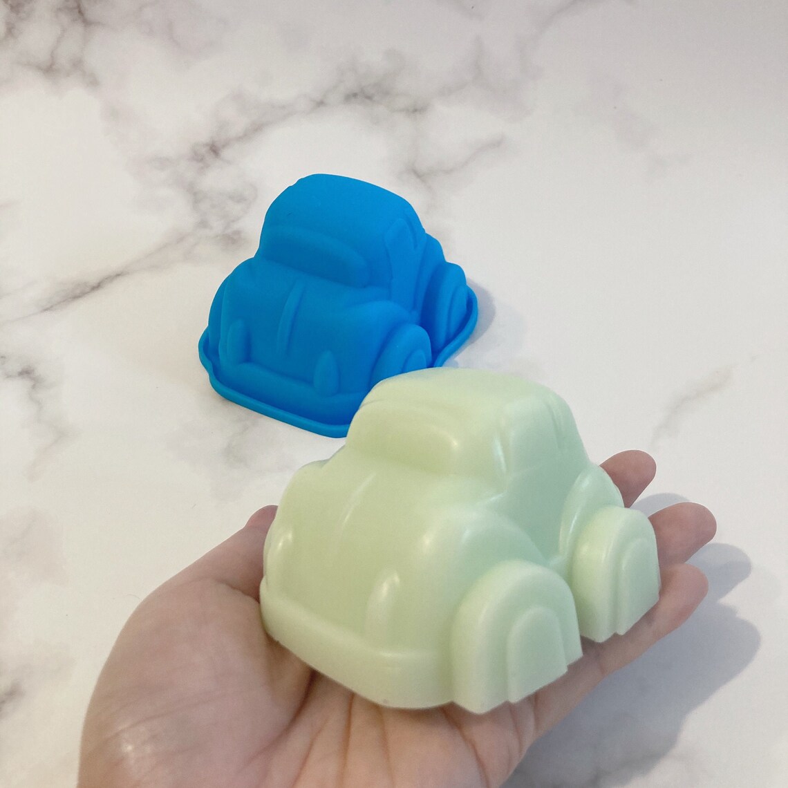 3.5x3x1/1 Cavity Car Silicone Mold/ Car Silicone Soap Mold/ Toy Soap ...