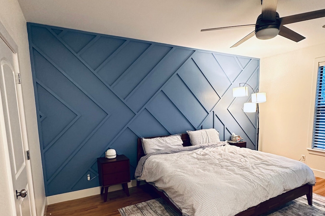 DIY Accent Wall Plans Measurements and Installation - Etsy