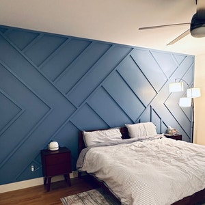 DIY Accent Wall Plans Measurements and Installation - Etsy