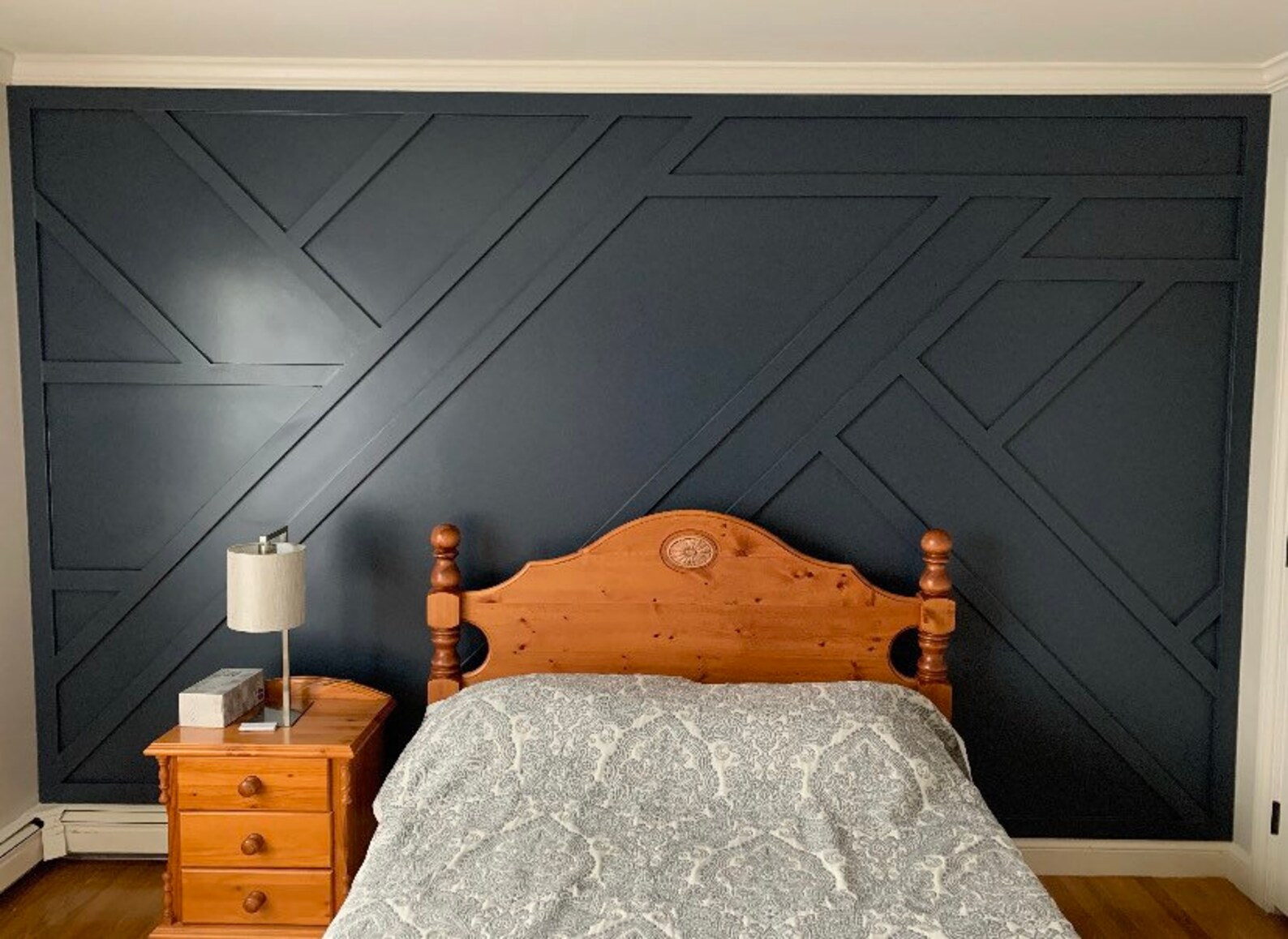 DIY Feature Accent Wall Plans Measurements and Installation - Etsy Canada