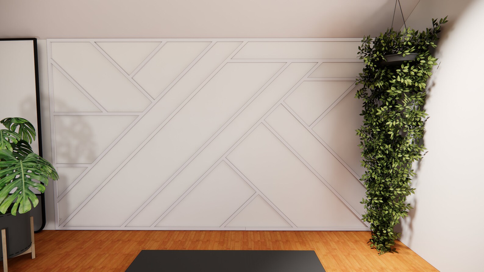 DIY Feature Accent Wall Plans Measurements and Installation - Etsy Canada