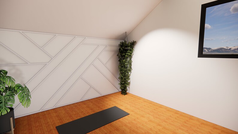 DIY Feature Accent Wall Plans Measurements and Installation - Etsy ...