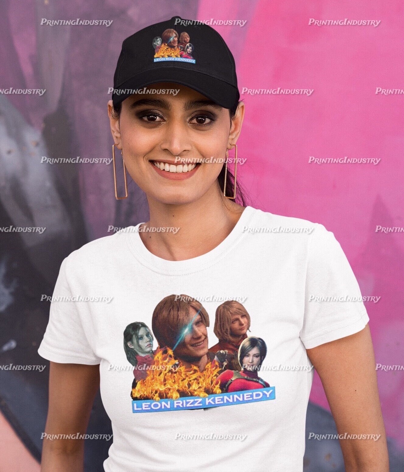 Leon RIZZ Kennedy - Printed Cap - Etsy