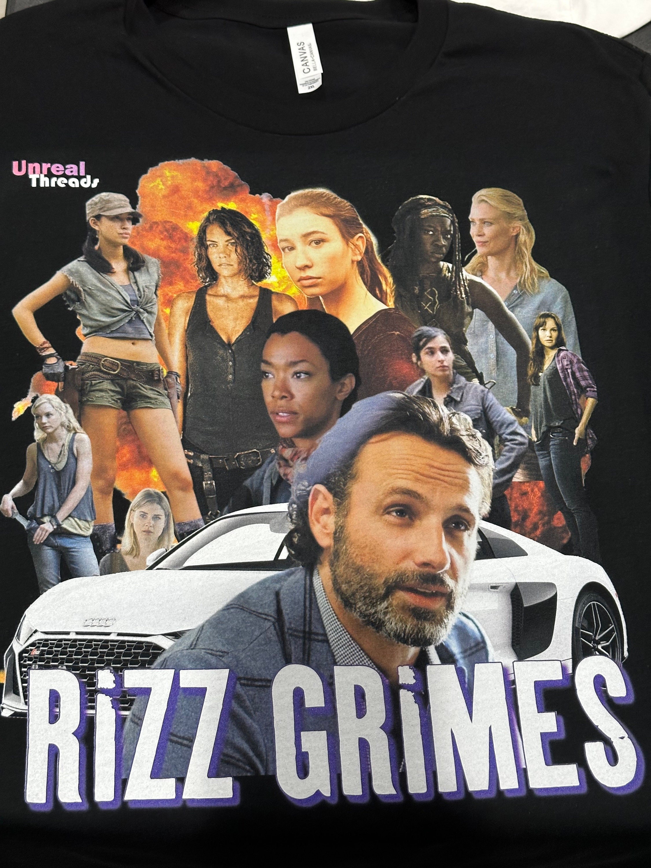 Rick rizz Grimes Funny Gift Shirt Walking Dead Birthday - Etsy