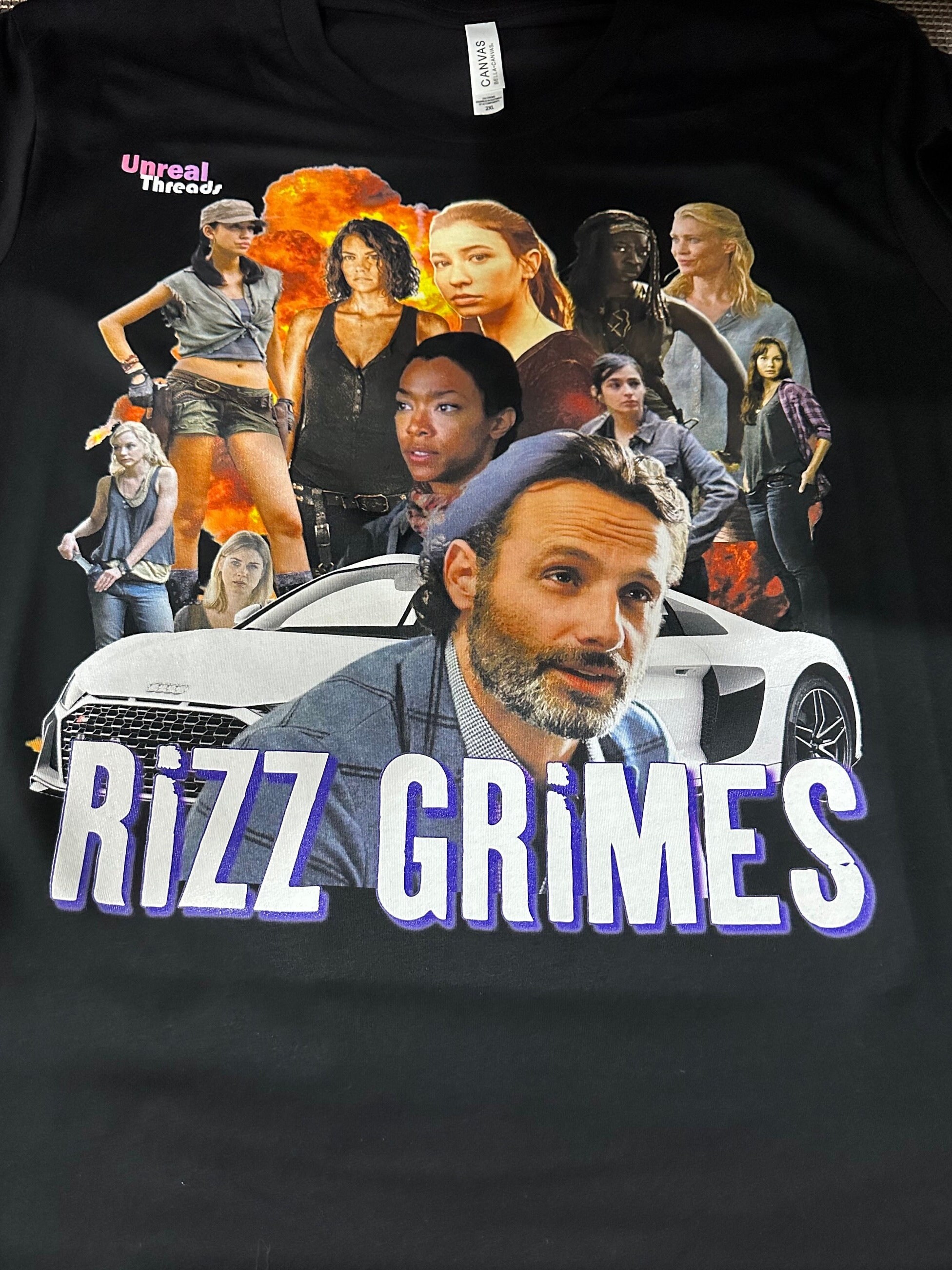 Rick rizz Grimes Funny Gift Shirt Walking Dead Birthday - Etsy