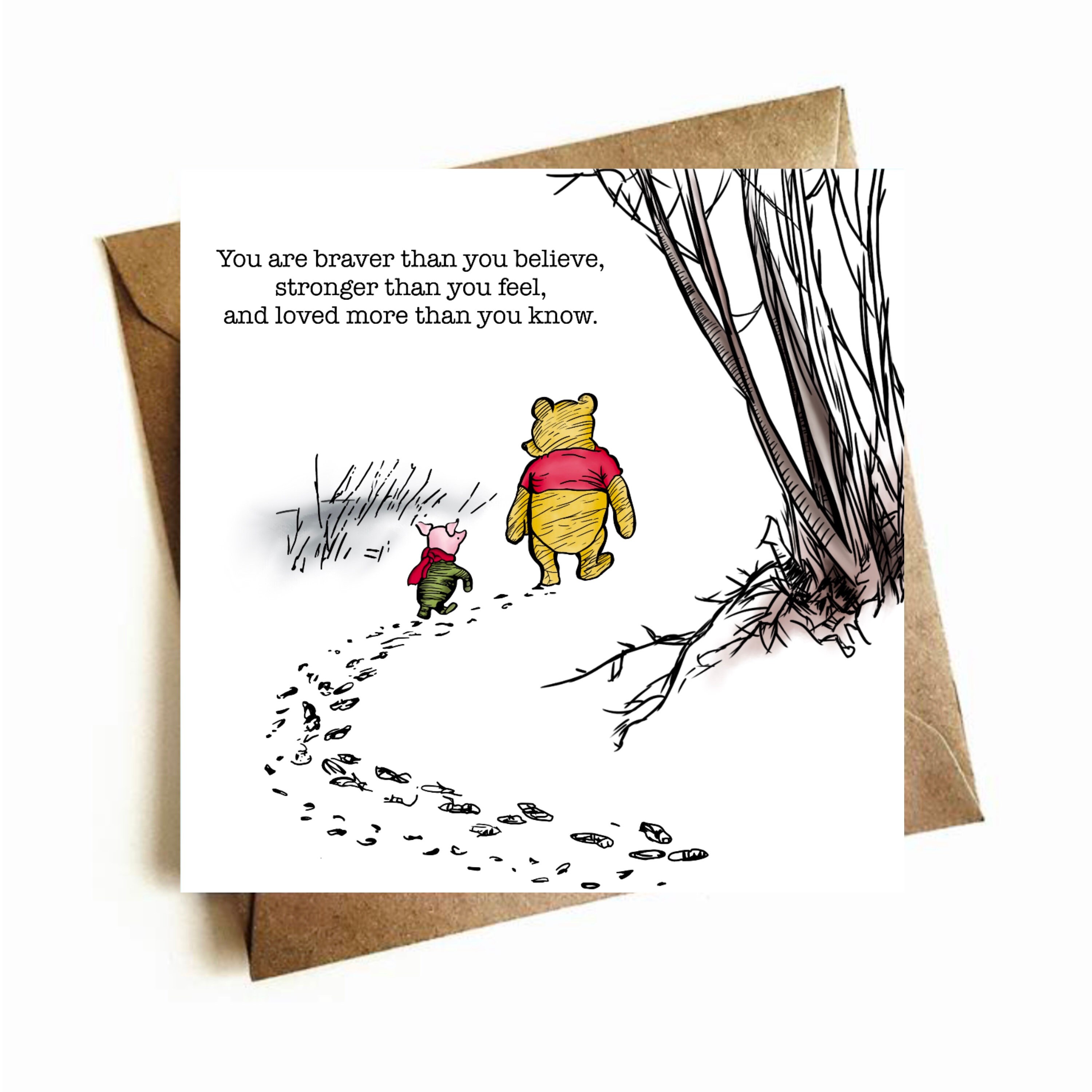 Winnie the Pooh Cards - Pack of Three - Winnie, Eeyore, Piglet, Tigger ...