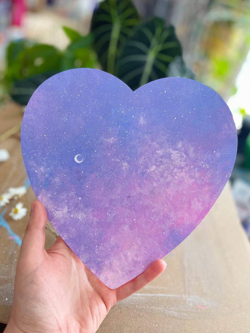 Moon Dust Original Celestial Painting // Cloud Painting // Dreamy Decor ...