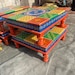 Indian Handpainted Chowki Bajot Table Pair2 indian Religious - Etsy