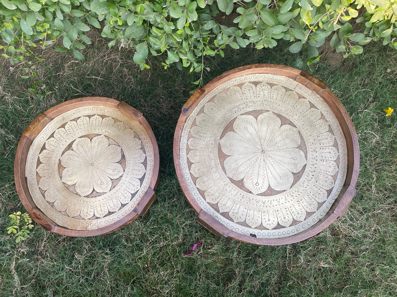 Wooden Traditional Chakki Table Indian Handmade Beautiful - Etsy