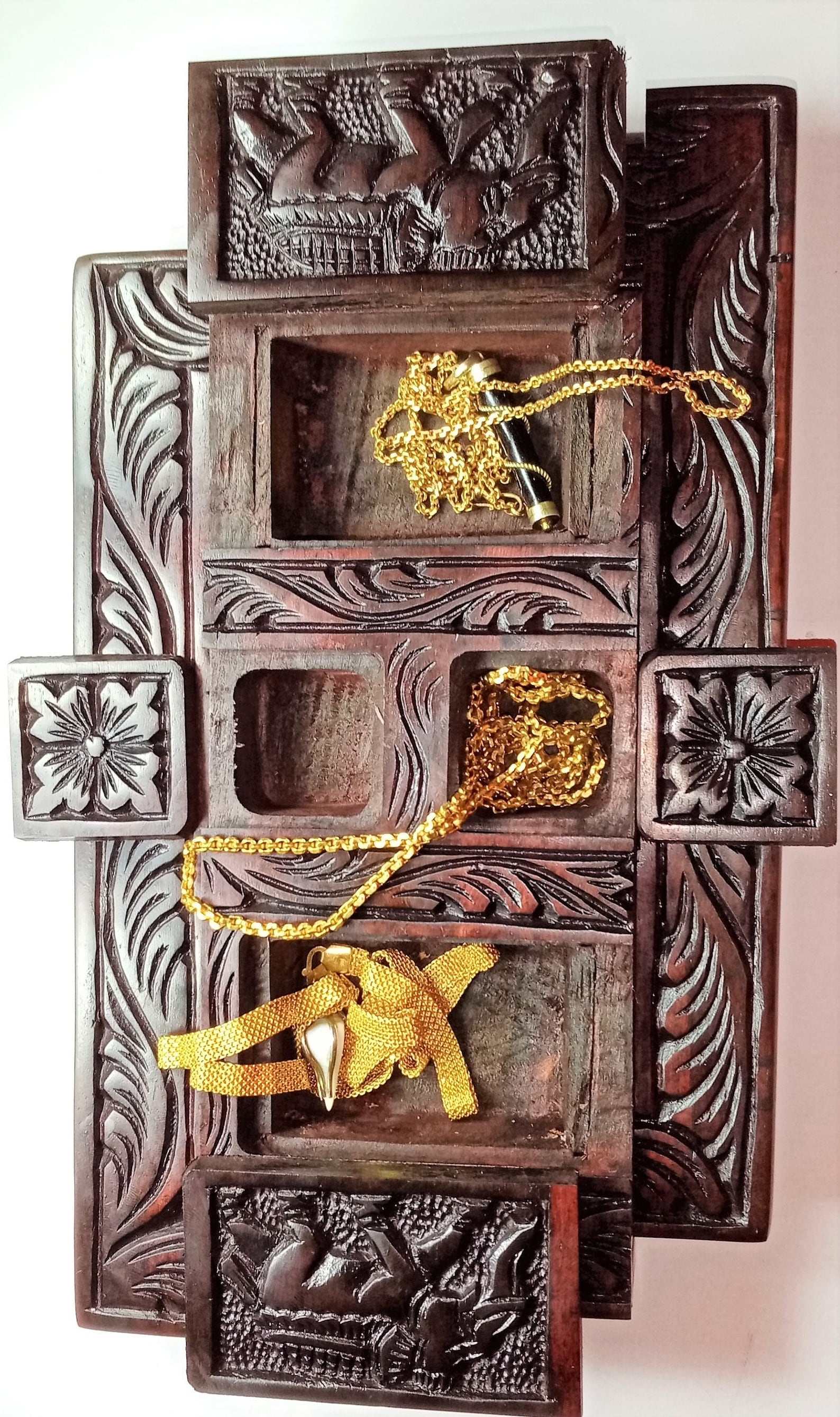 Wood Box Secret Box for Your Special Items With Beautiful - Etsy UK