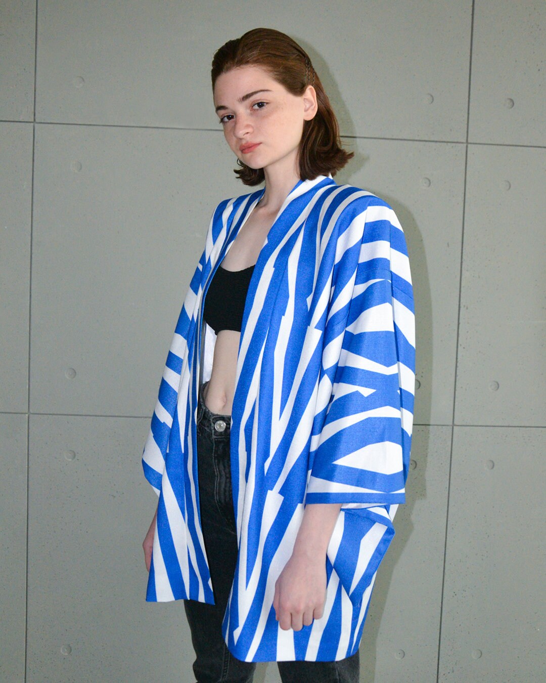Blue Haori Jacket/kimono Jacket/haori Jacket /handmade Haori/haori ...