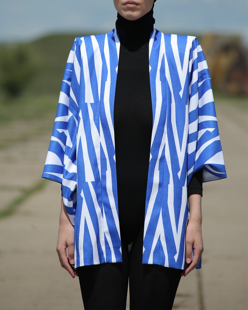 Blue Haori Jacket/kimono Jacket/haori Jacket /handmade Haori/haori ...