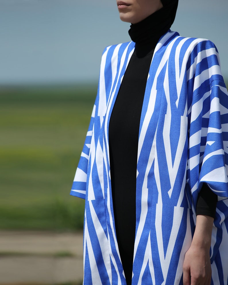 Blue Haori Jacket/kimono Jacket/haori Jacket /handmade Haori/haori ...