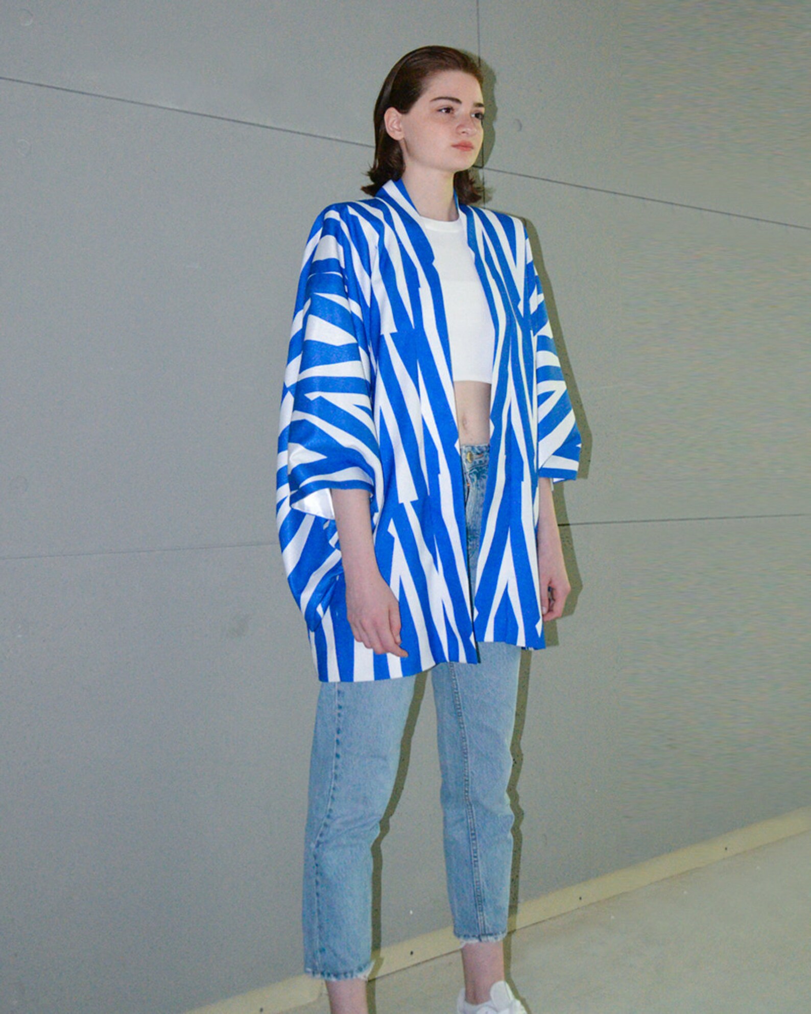 Blue Haori Jacket/kimono Jacket/haori Jacket /handmade Haori/haori ...