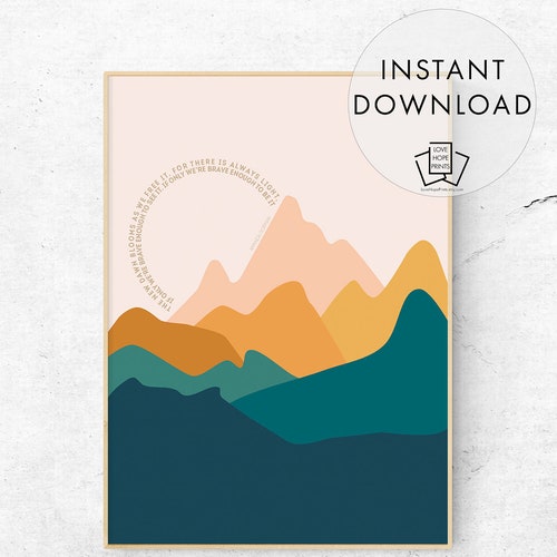 Amanda Gorman Print Hill We Climb the Hill We Climb - Etsy