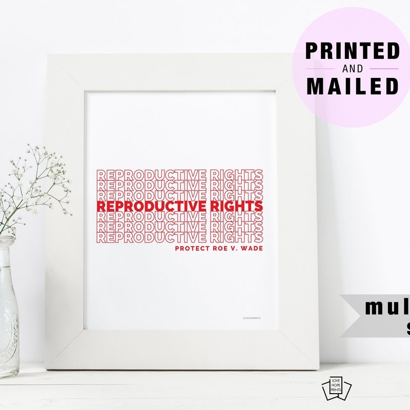 Pro Choice Poster - Etsy