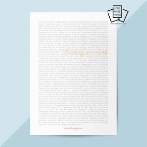 Amanda Gorman Quote Poster Inauguration 2021 Full Poem the Hill We ...