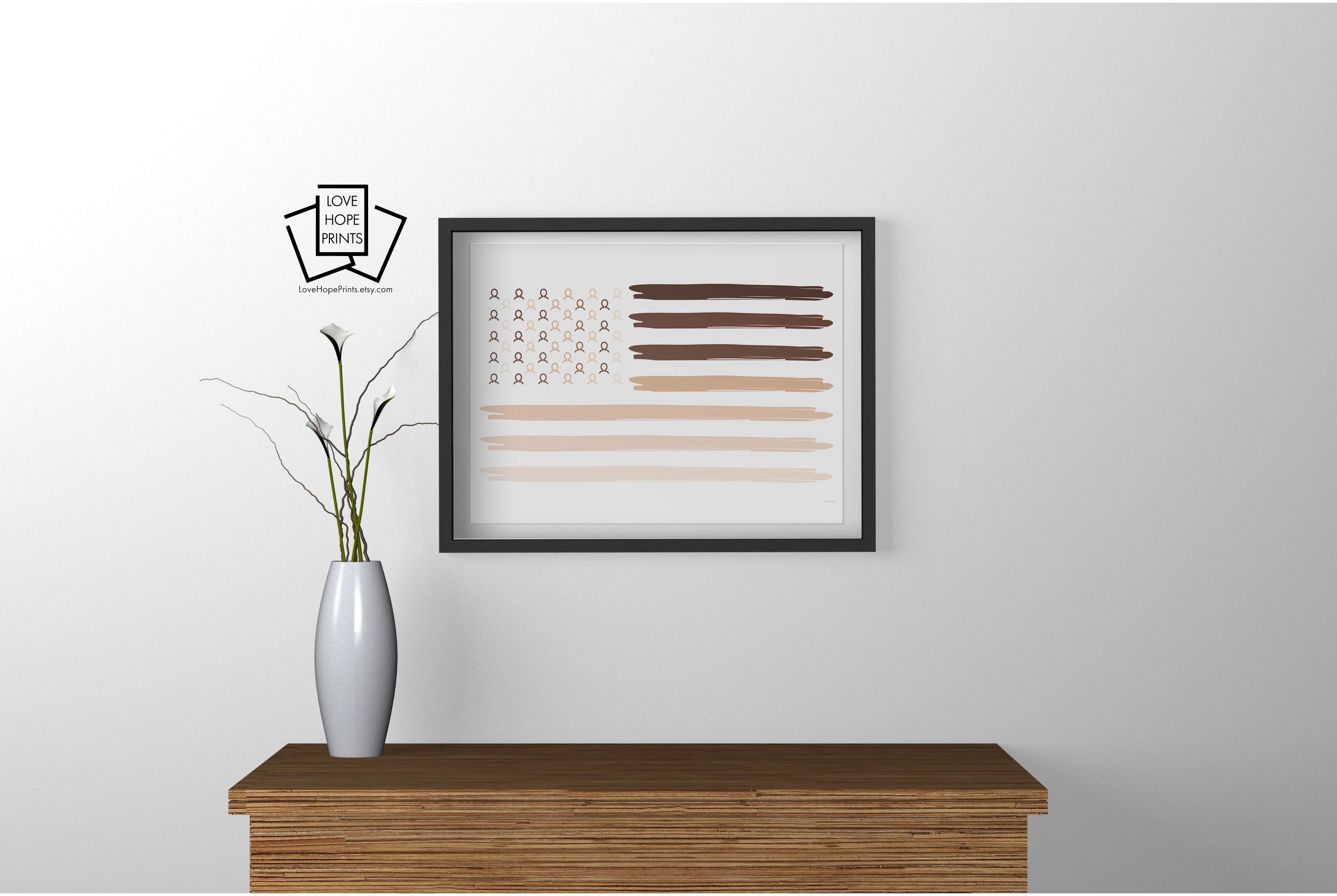 Diversity Flag Poster, Printable Wall Art, Anti Racist, Equality ...