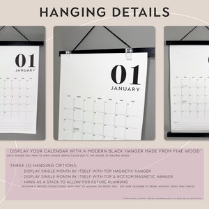 Start Any Month Calendar, Mid-year Create Your Own Calendar, Large ...