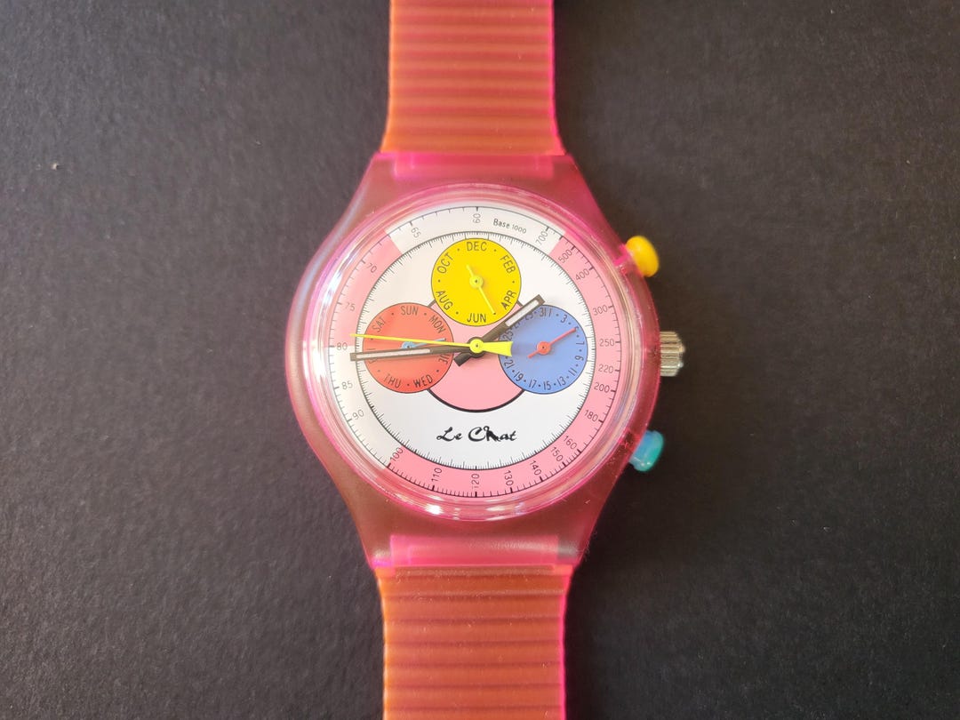 Le Chat 90s Fashion Ladies Watch - Etsy