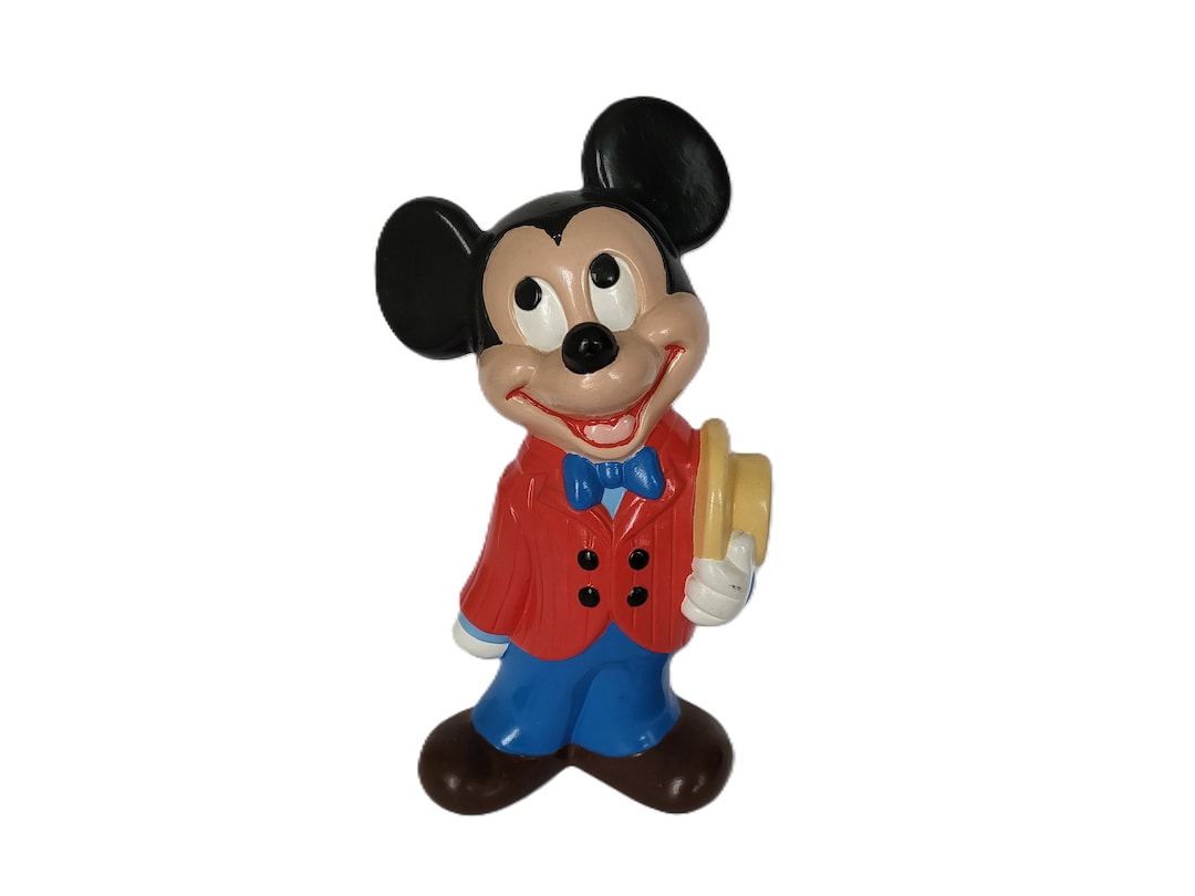 Vintage 70s Mickey Mouse Ceramic Barber Shop Figurine - Etsy UK