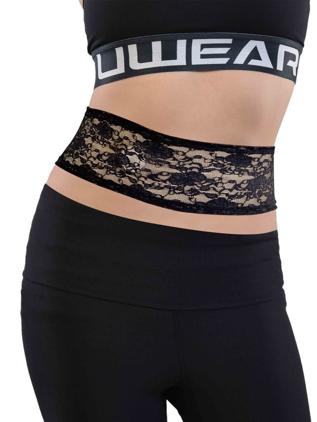 Protecting Your Glucose Sensor and Pod - Dia-waistband Spacy Lacy Black ...