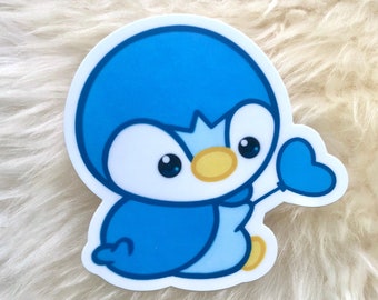 Piplup Pokemon Vinyl Sticker - Etsy