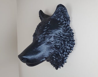 Faux Wolf Head | Etsy