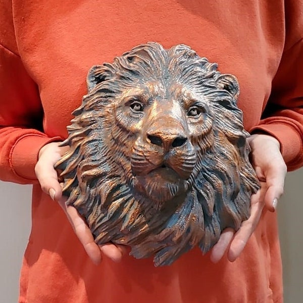 Lion Trophy Wall Mount - Etsy