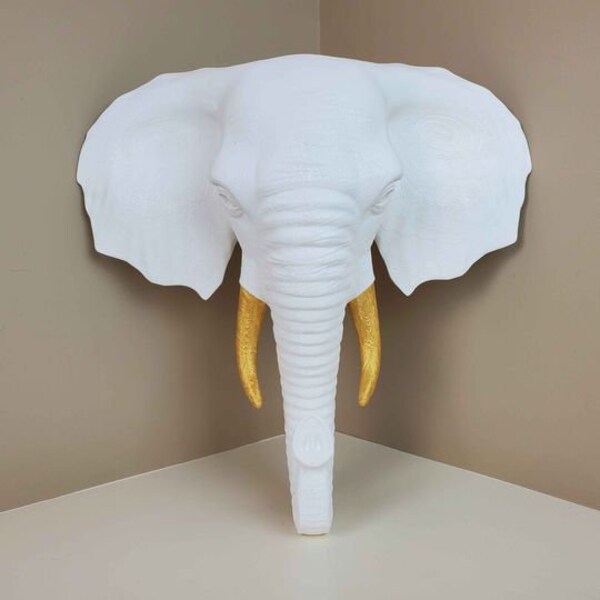 Elephant Head - Etsy