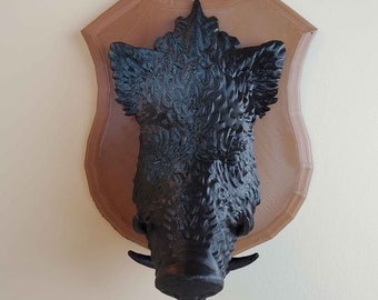 Boar Head Wall Mount - Etsy