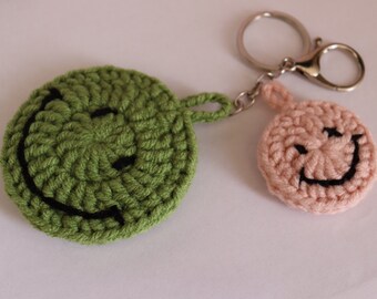 Emoji Face Keychain - Etsy