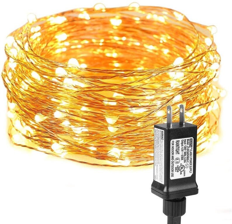 100 to 300 Ft Fairy Wire, 300 to 900 Leds, 110V Plug-in, Extra Long ...