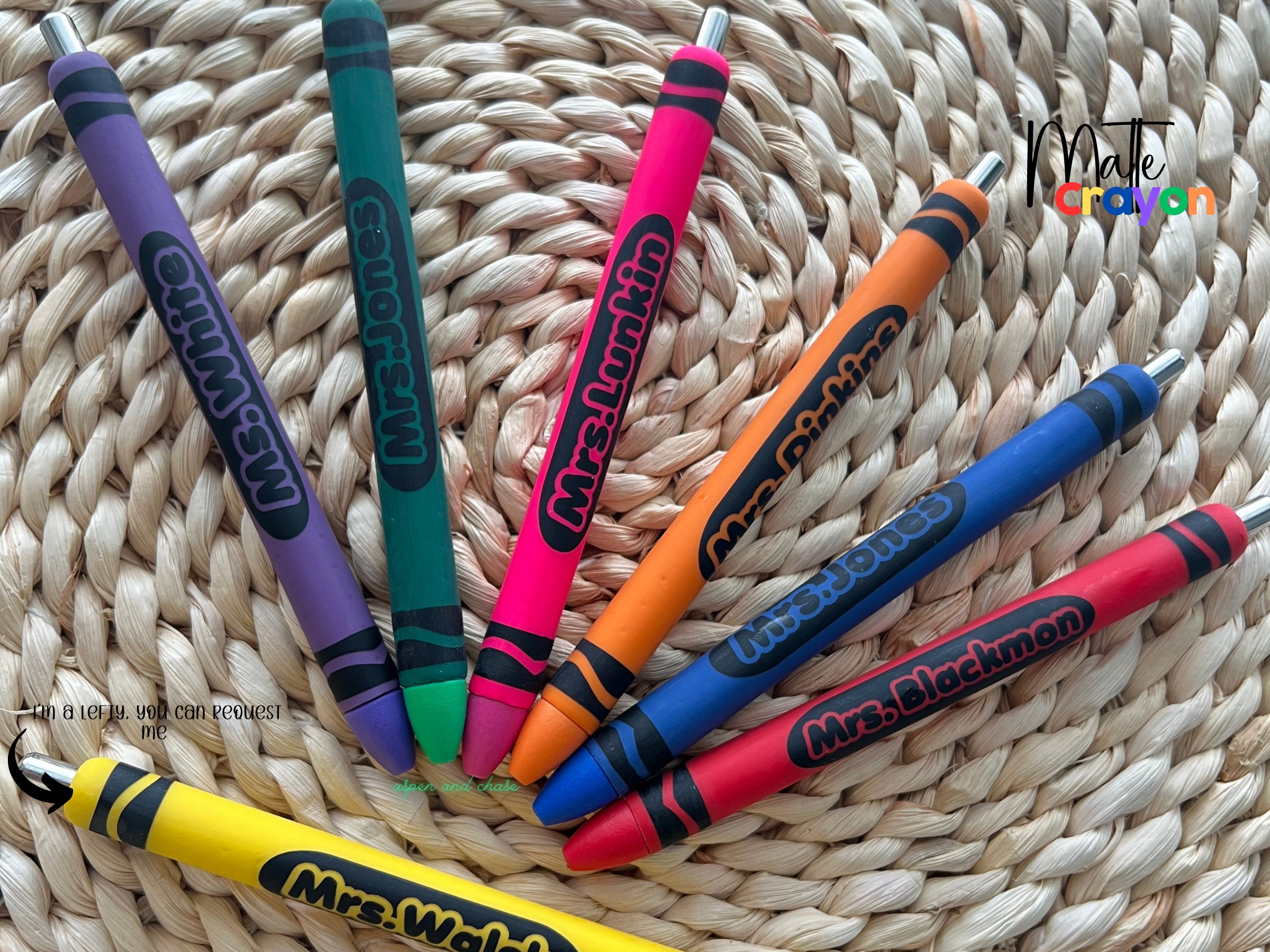 Custom Teacher Pens, Crayon Pens, Custompens, Papermate Inkjoy Gel Pen ...