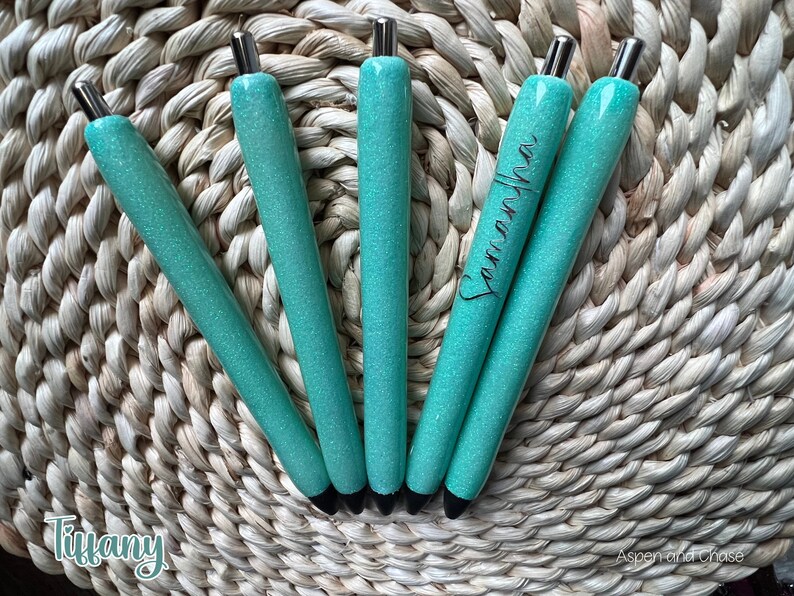 Tiffany Custom Pens, Glitter Pens, Custom Glitter Pens, Papermate ...