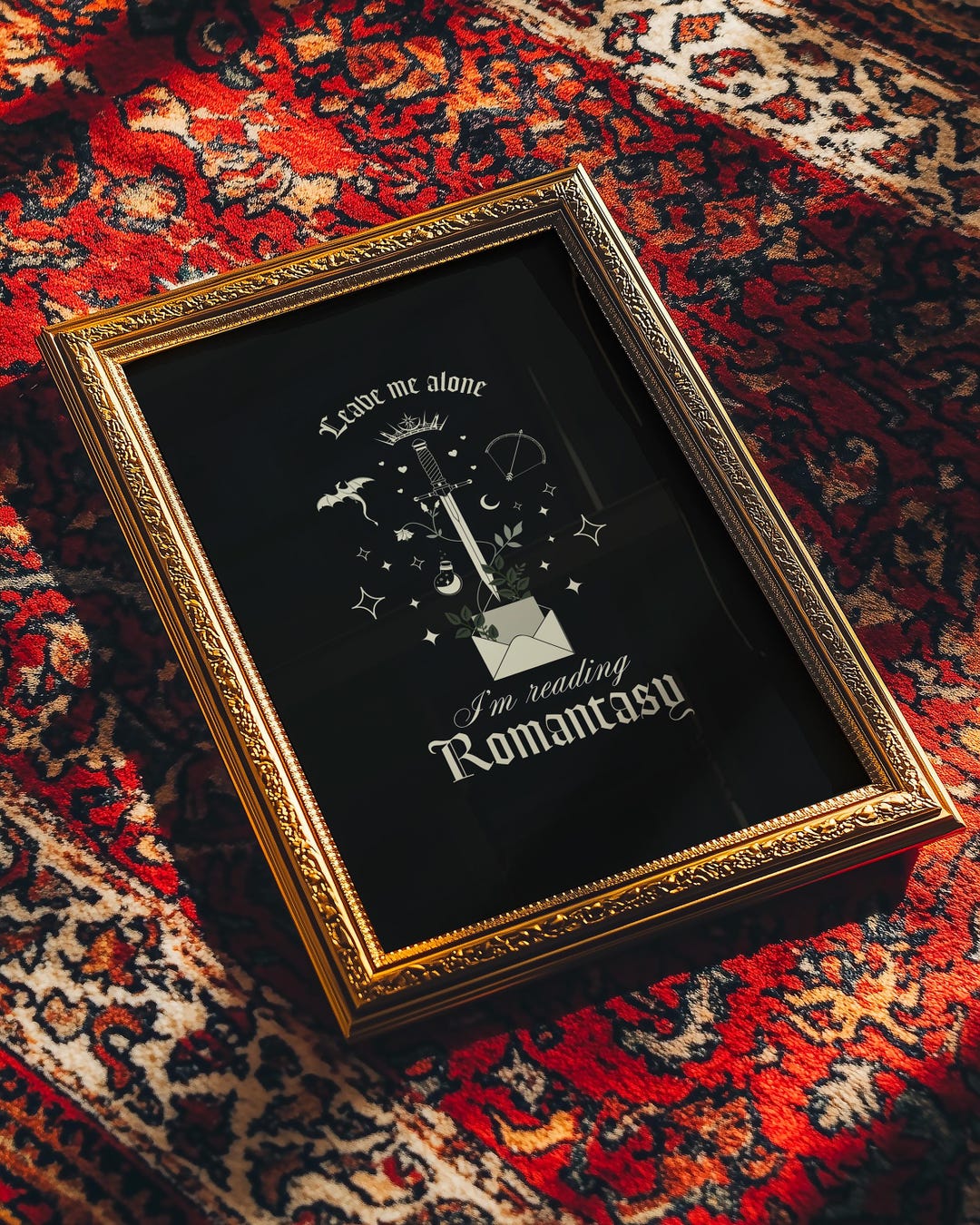 Romantasy Poster leave Me Alone, I'm Reading Romantasy Fantasy Bookish ...
