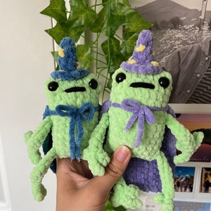 Crochet Wizard Leggy Frog - Etsy
