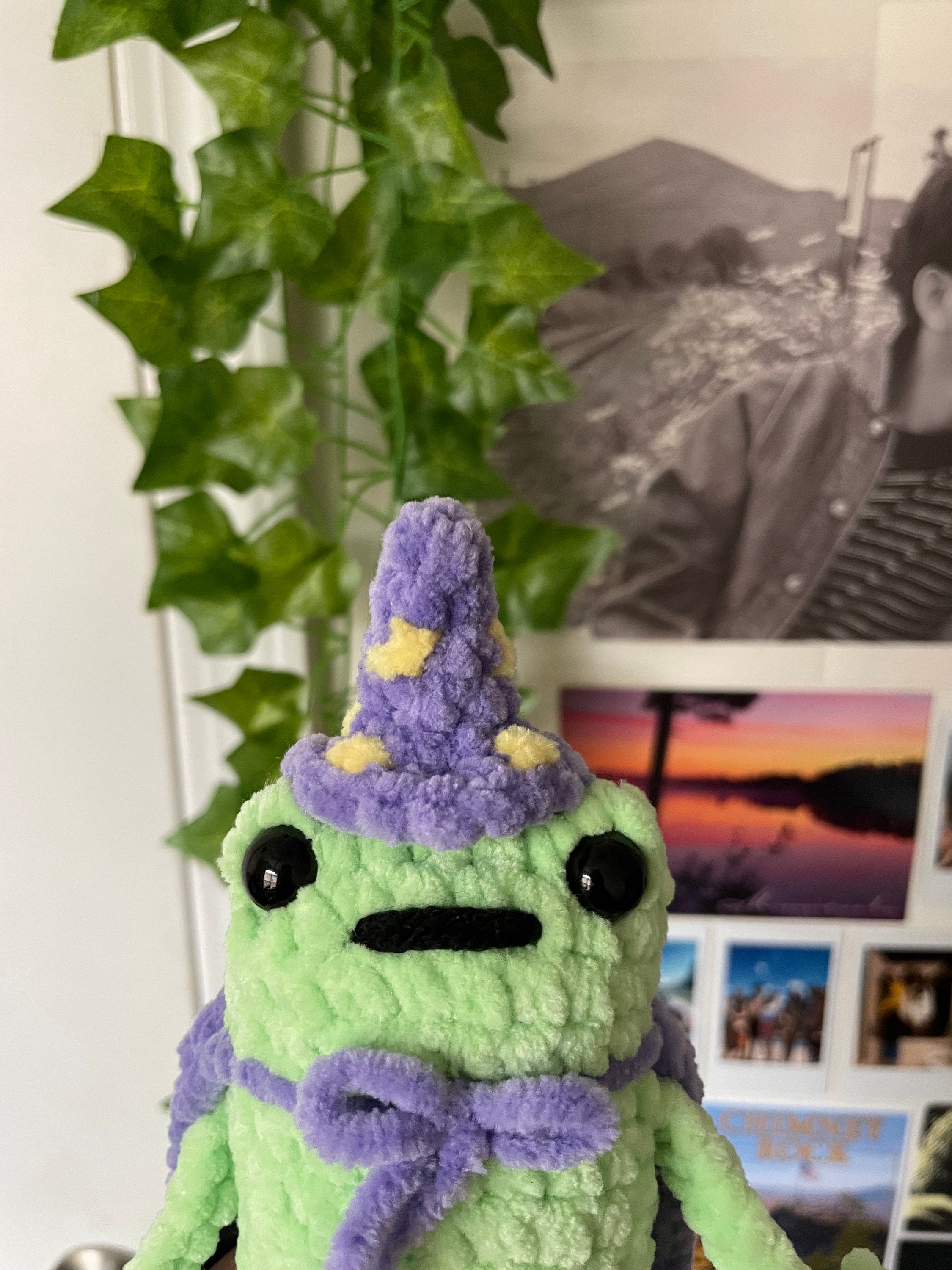 Crochet Wizard Leggy Frog - Etsy