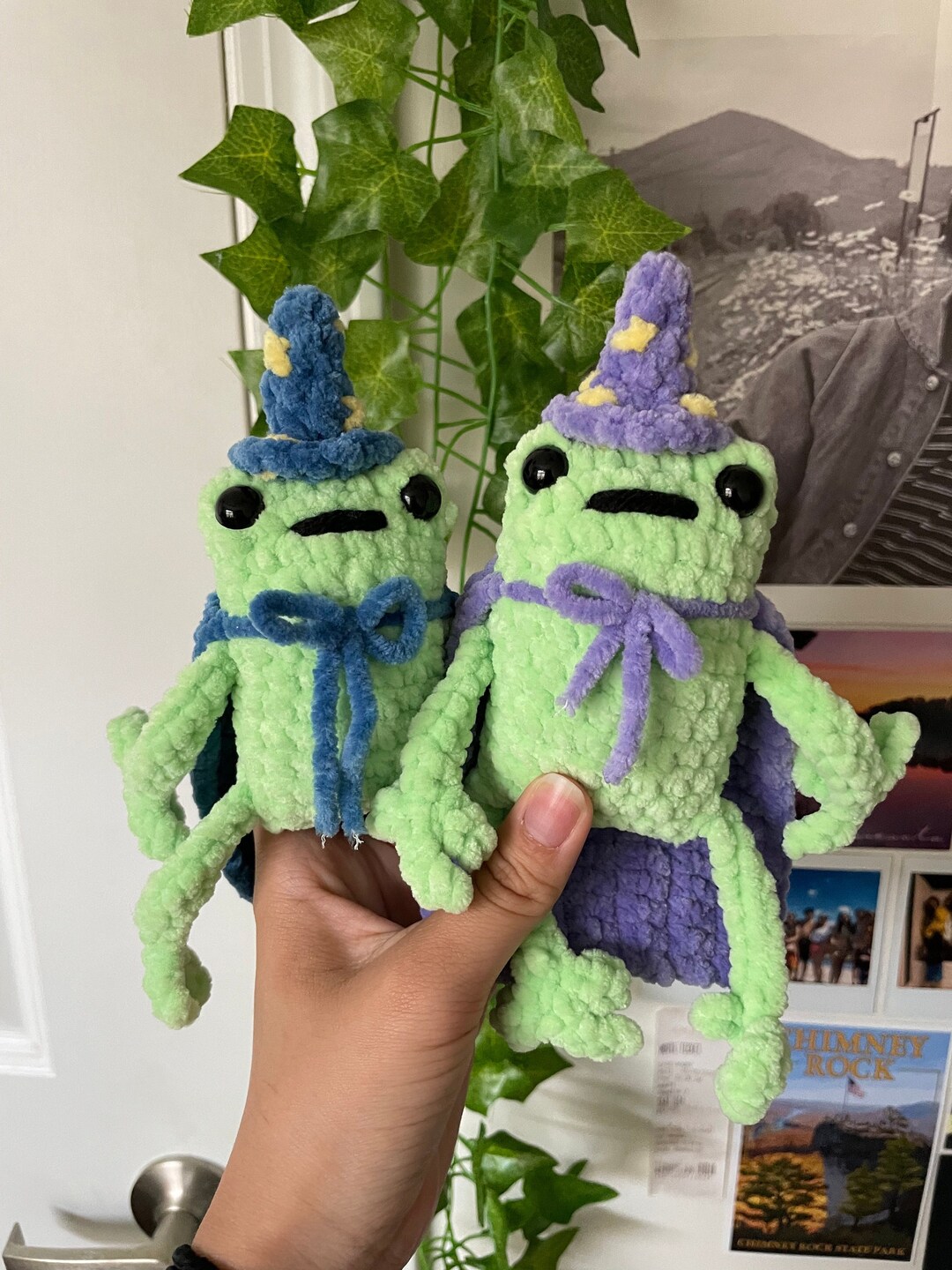 Crochet Wizard Leggy Frog - Etsy