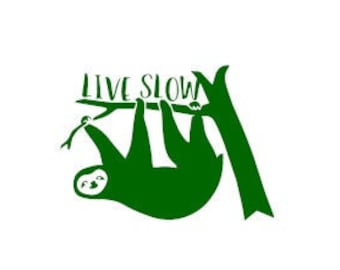 Vinyl Stickers & Decals for Cars/car Sticker. Vinyl Decal/ Live Slow ...