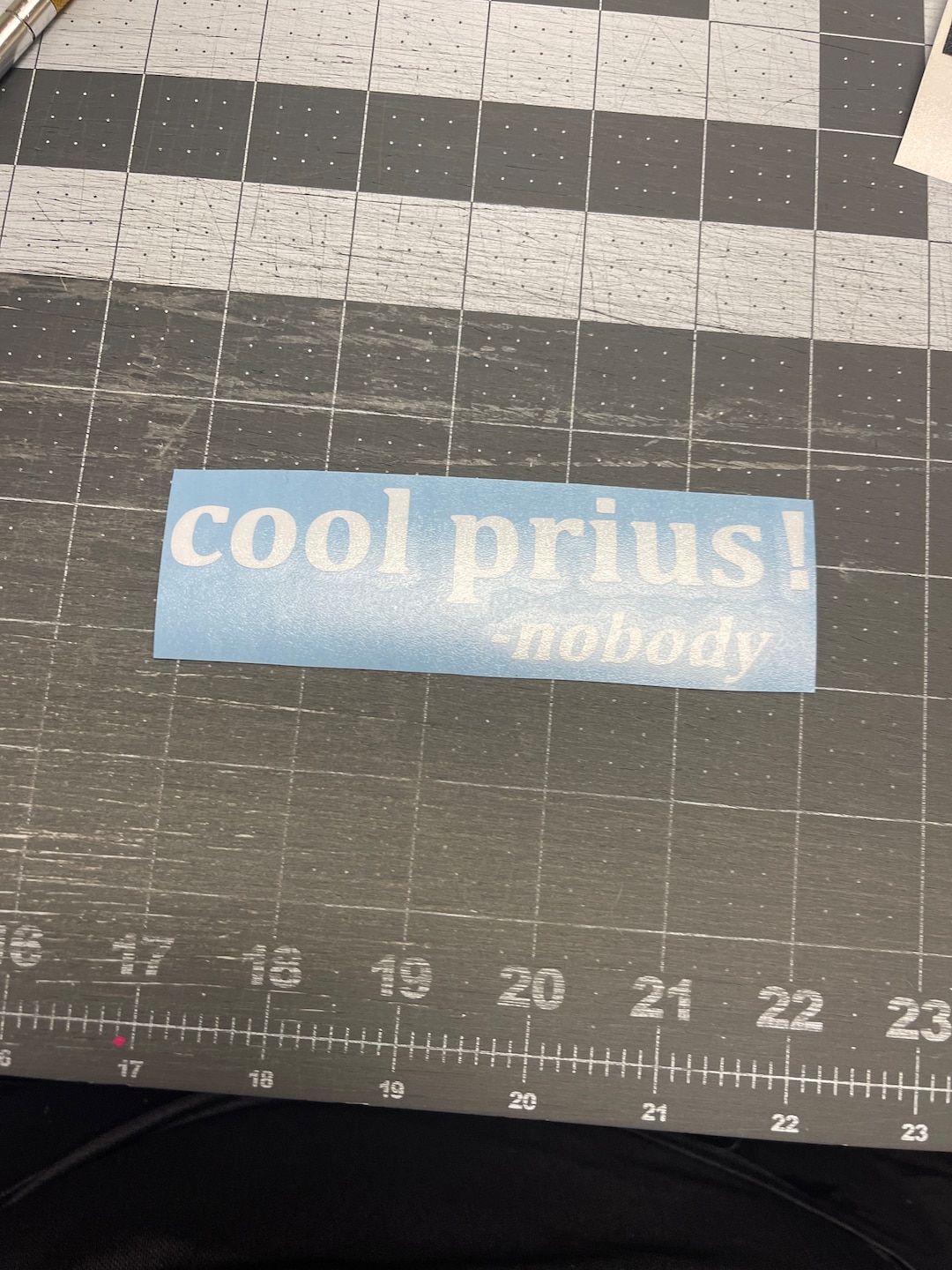 173 Cool Prius! Said Nobody Vinyl Decal - Etsy