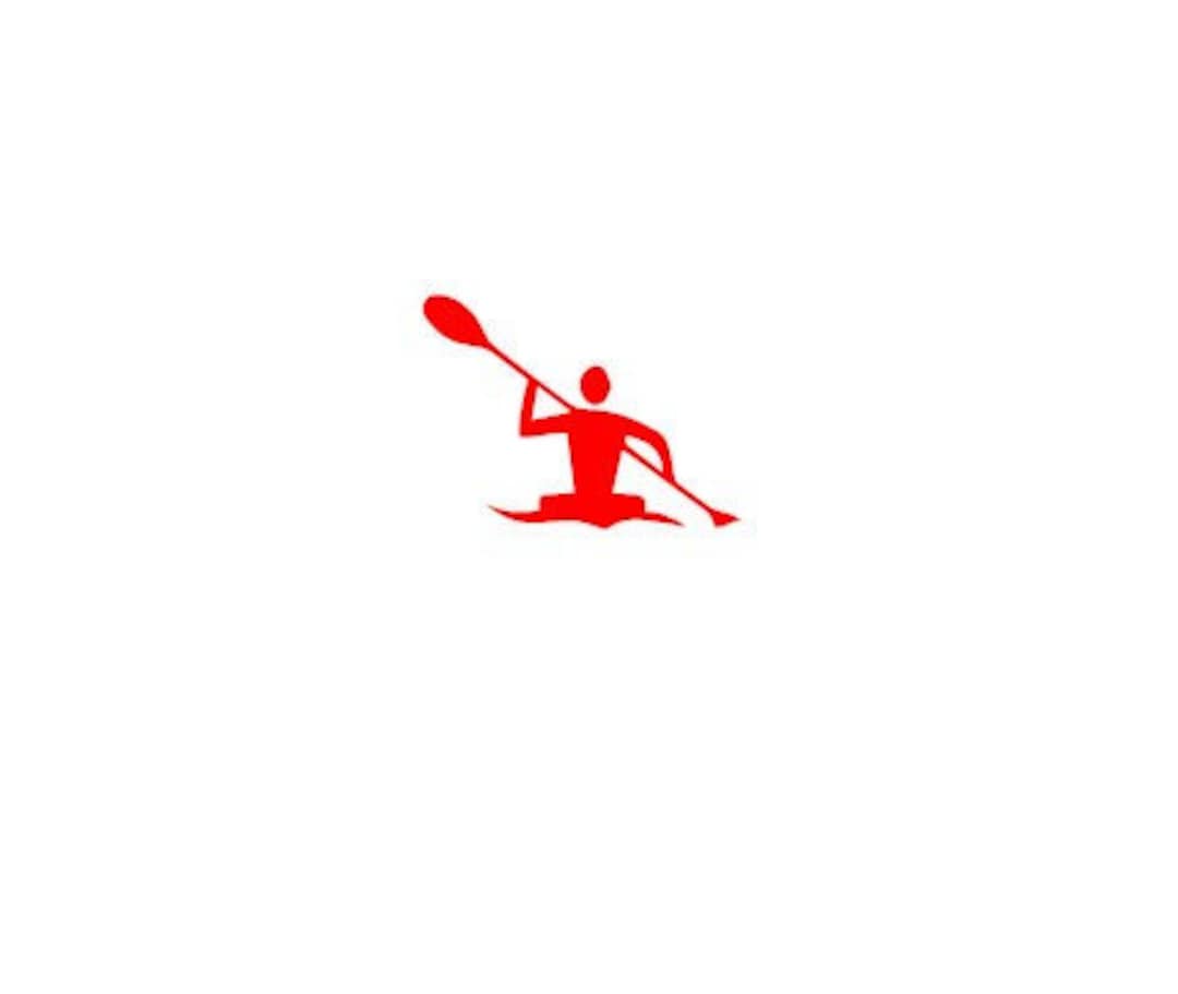 Kayak Canoe Paddle Vinyl Decal - Etsy