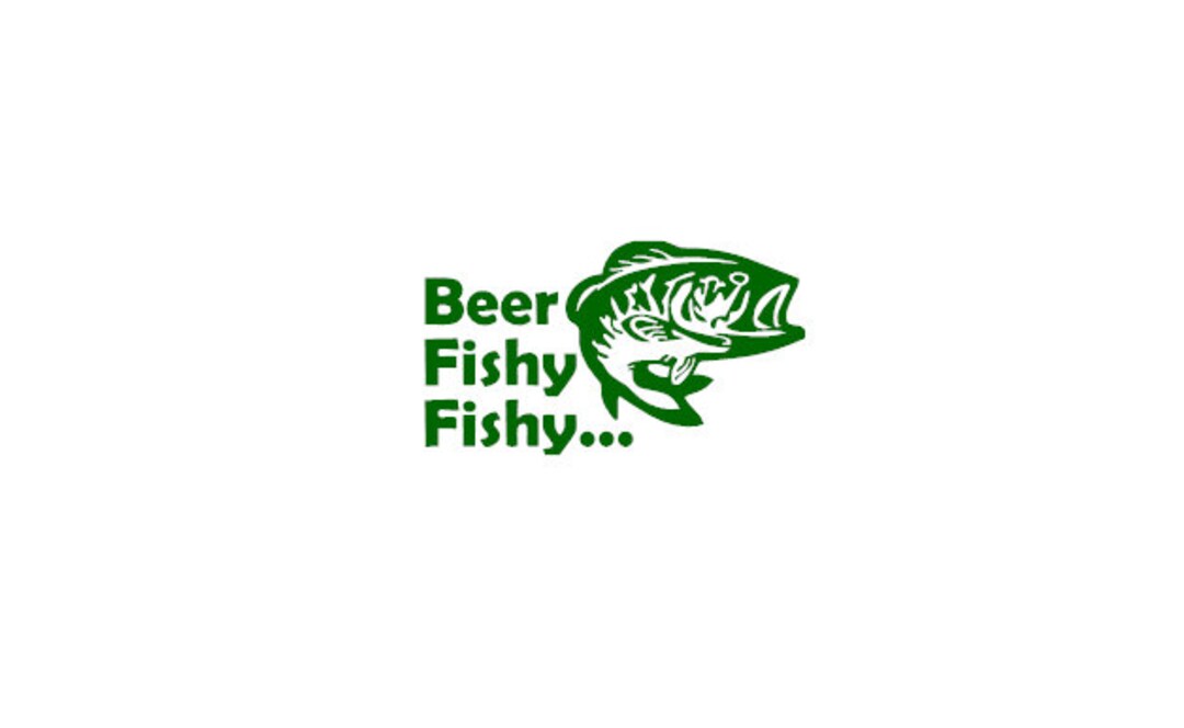 Beer Fishy Fishy Vinyl Decal - Etsy
