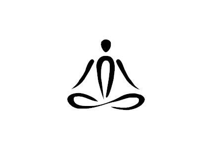 Yoga Meditation Stick Figure Vinyl Decal | Etsy